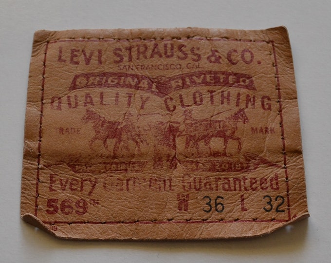 Vintage Levi's Labels. Recycled Vintage Denim Label Levi. Recycled ...
