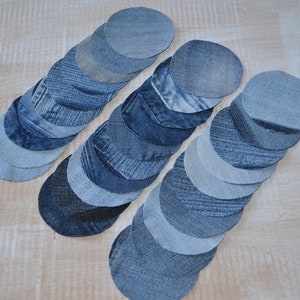 Circles From the Processed Jeans, Denim Circles, Circles From Denim ...