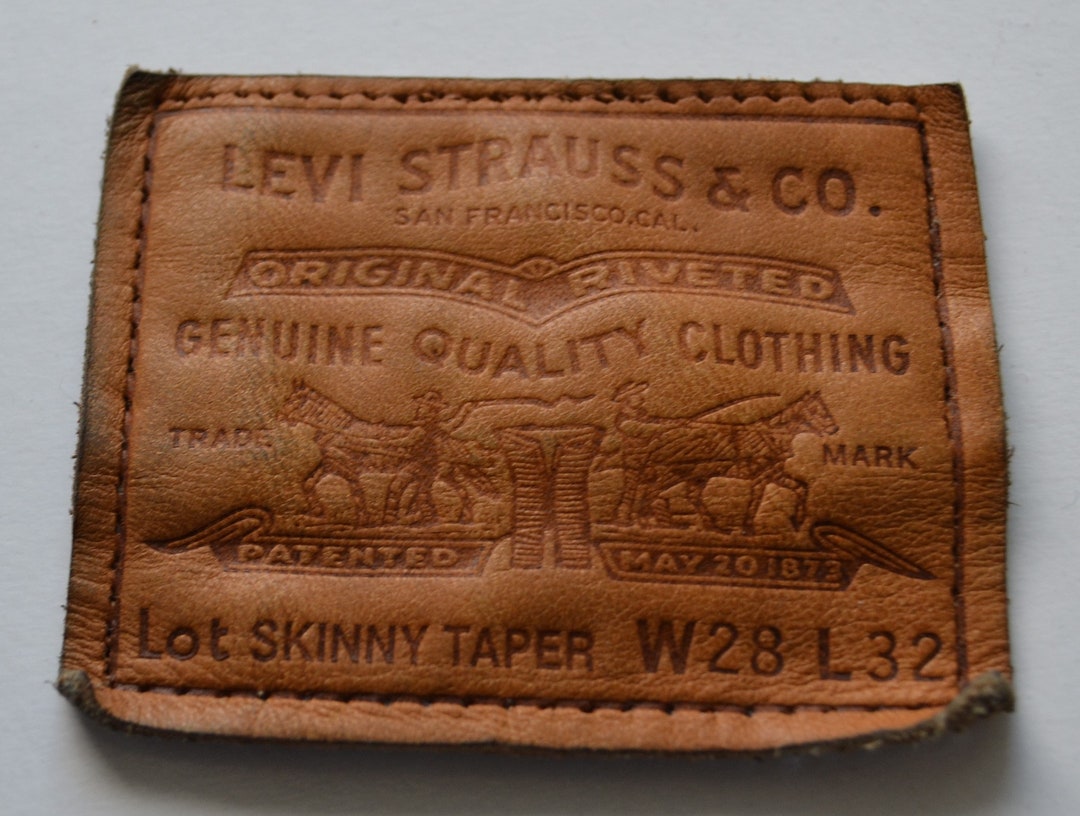Vintage Levi's Labels. Recycled Vintage Denim Label Levi. Recycled ...