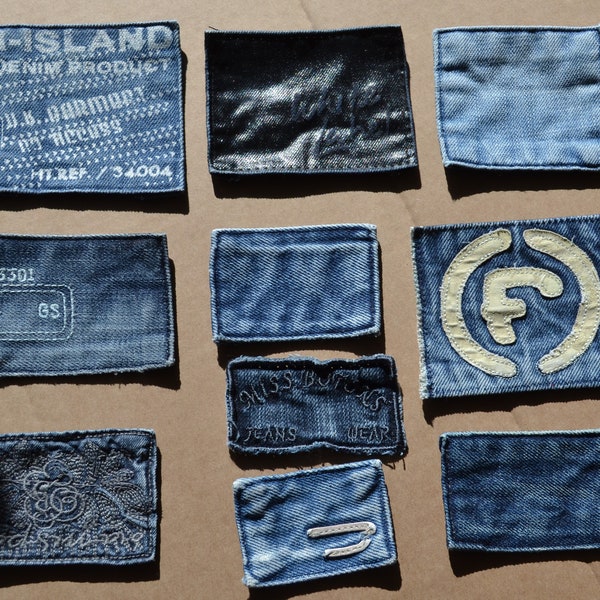 Jeans With Patches - Etsy