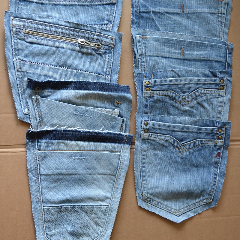 Denim Pockets - Etsy