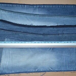 Denim Scrap Legs, Scraps Jeans, Pieces of Jeans, Recycled Denim Scraps ...
