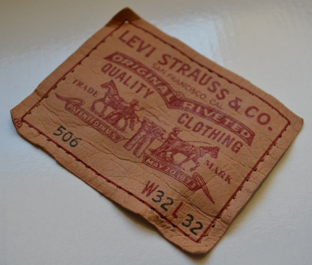 Vintage Levi's Labels. Recycled Vintage Denim Label Levi. Recycled ...