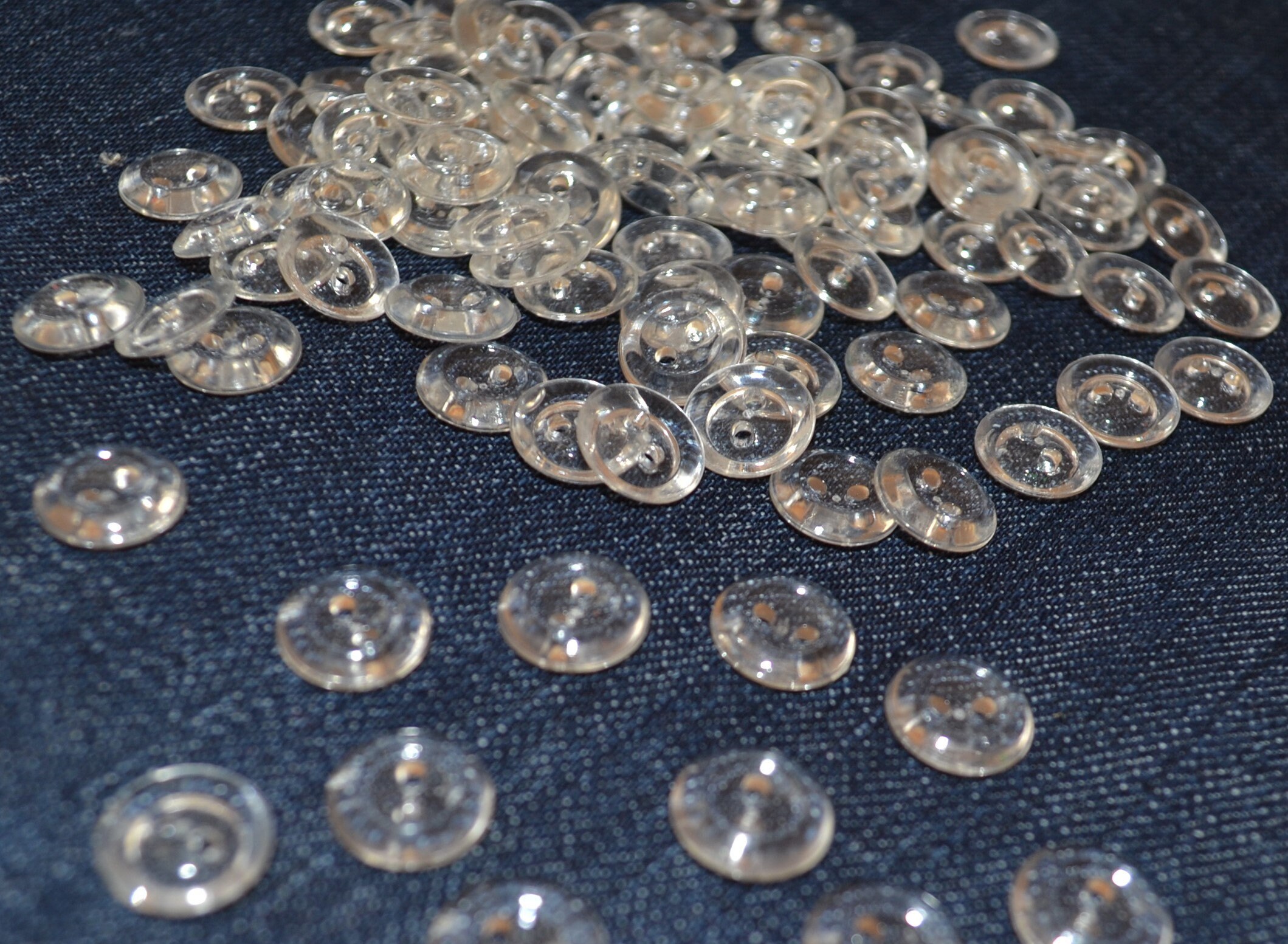 200pcs Clear Buttons Transparent Buttons Buttons Clear - Etsy