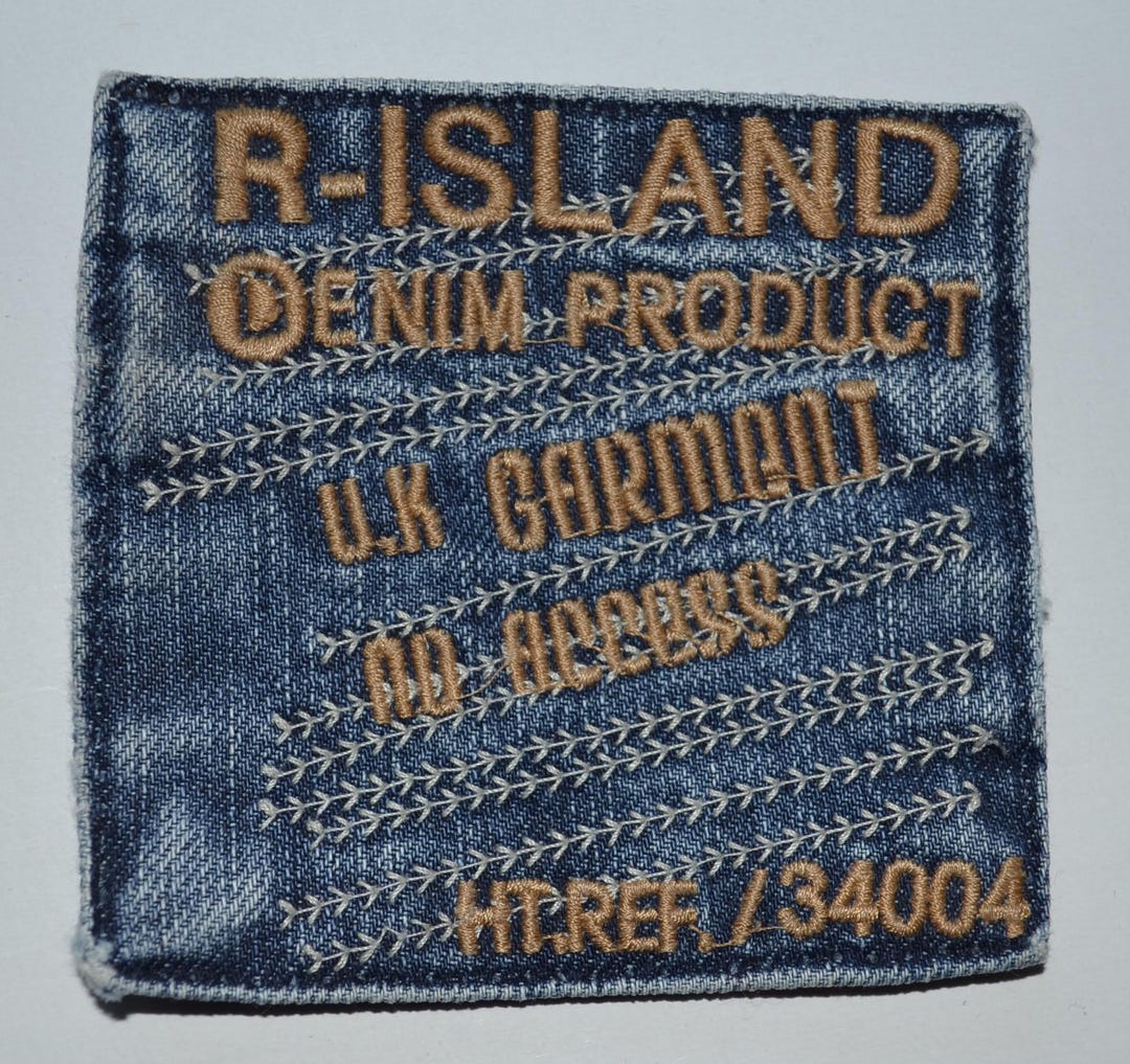 Vintage Diesel Labels. Recycled Vintage Denim Label Diesel. Recycled ...