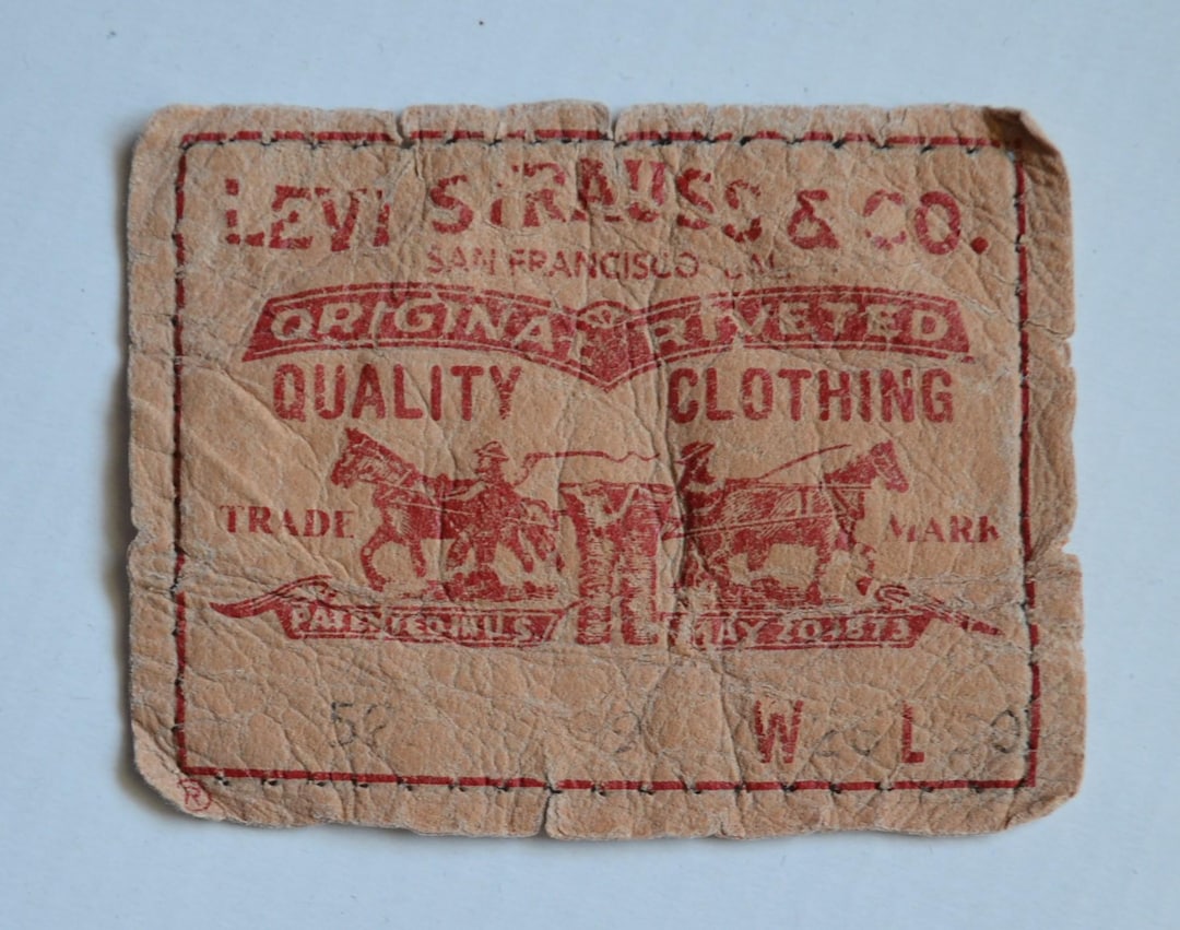 Vintage Levi's Labels. Recycled Vintage Denim Label Levi. Recycled ...