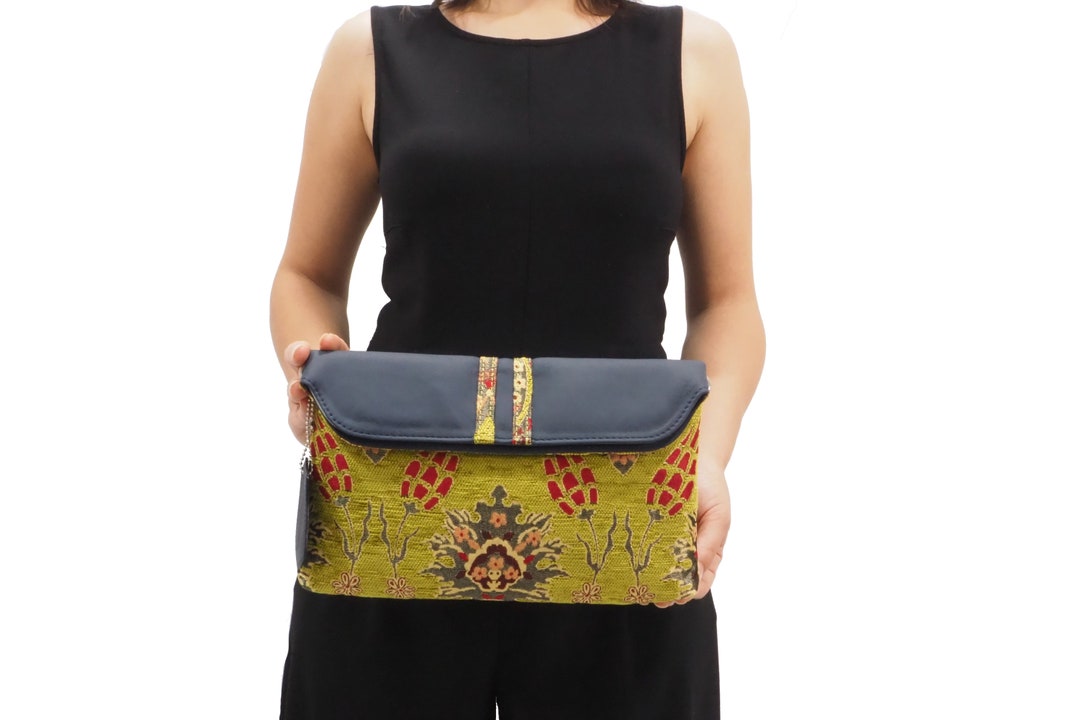 Leather Crossbody Bag,leather Clutch Bag,pistachio Green Topkapi Palace ...