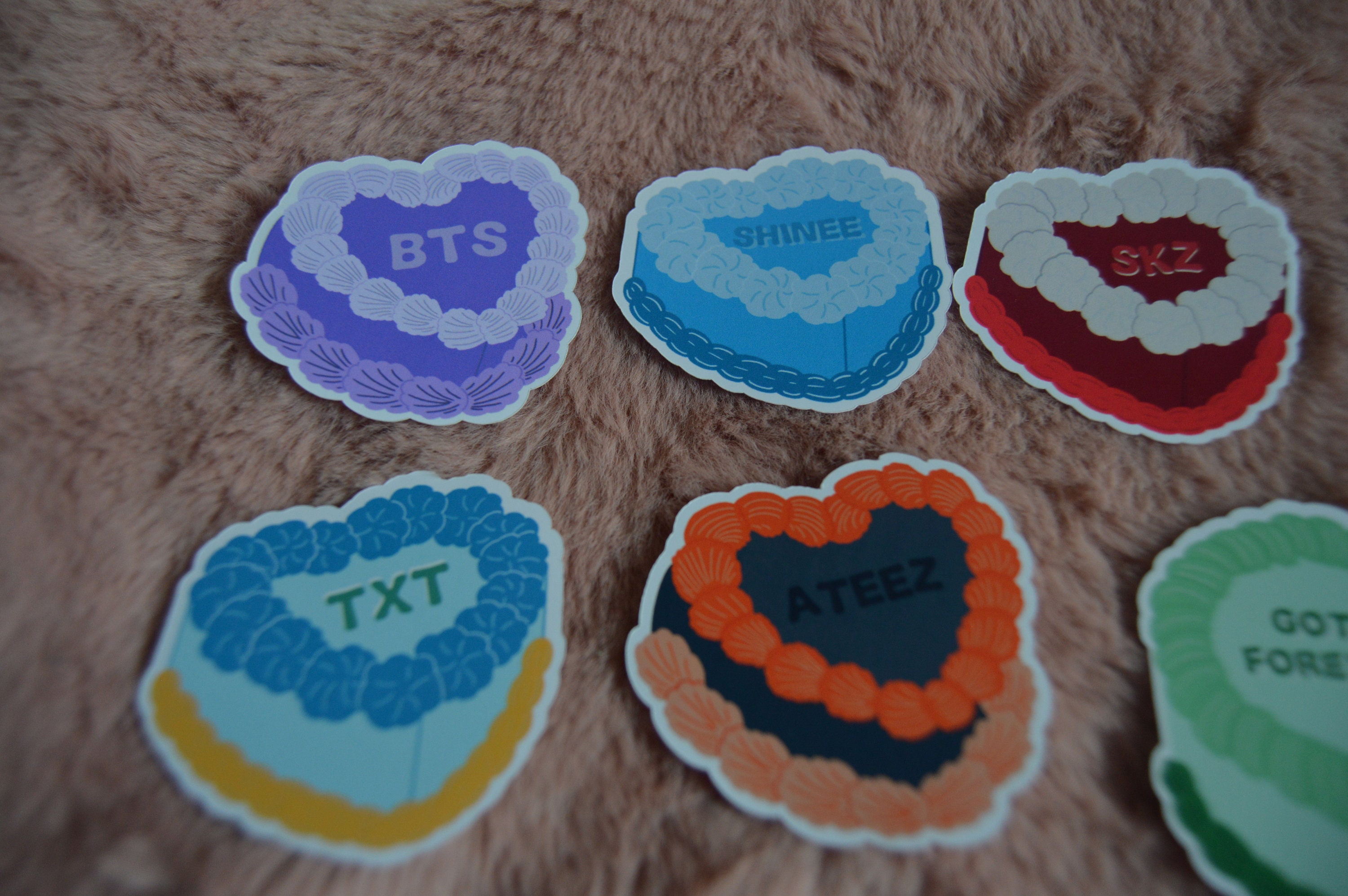 Kpop Korean Cake Inspired Sticker | Etsy