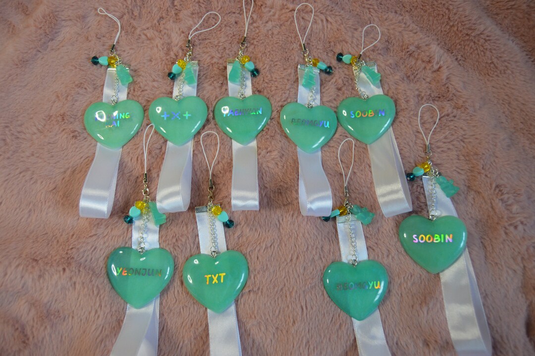 Kpop TXT Resin Lightstick Charms - Etsy UK