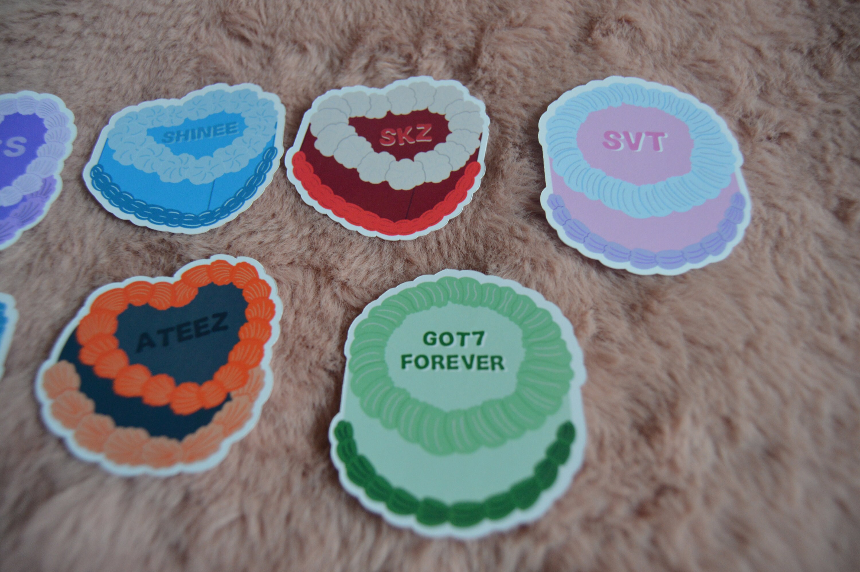 Kpop Korean Cake Inspired Sticker - Etsy