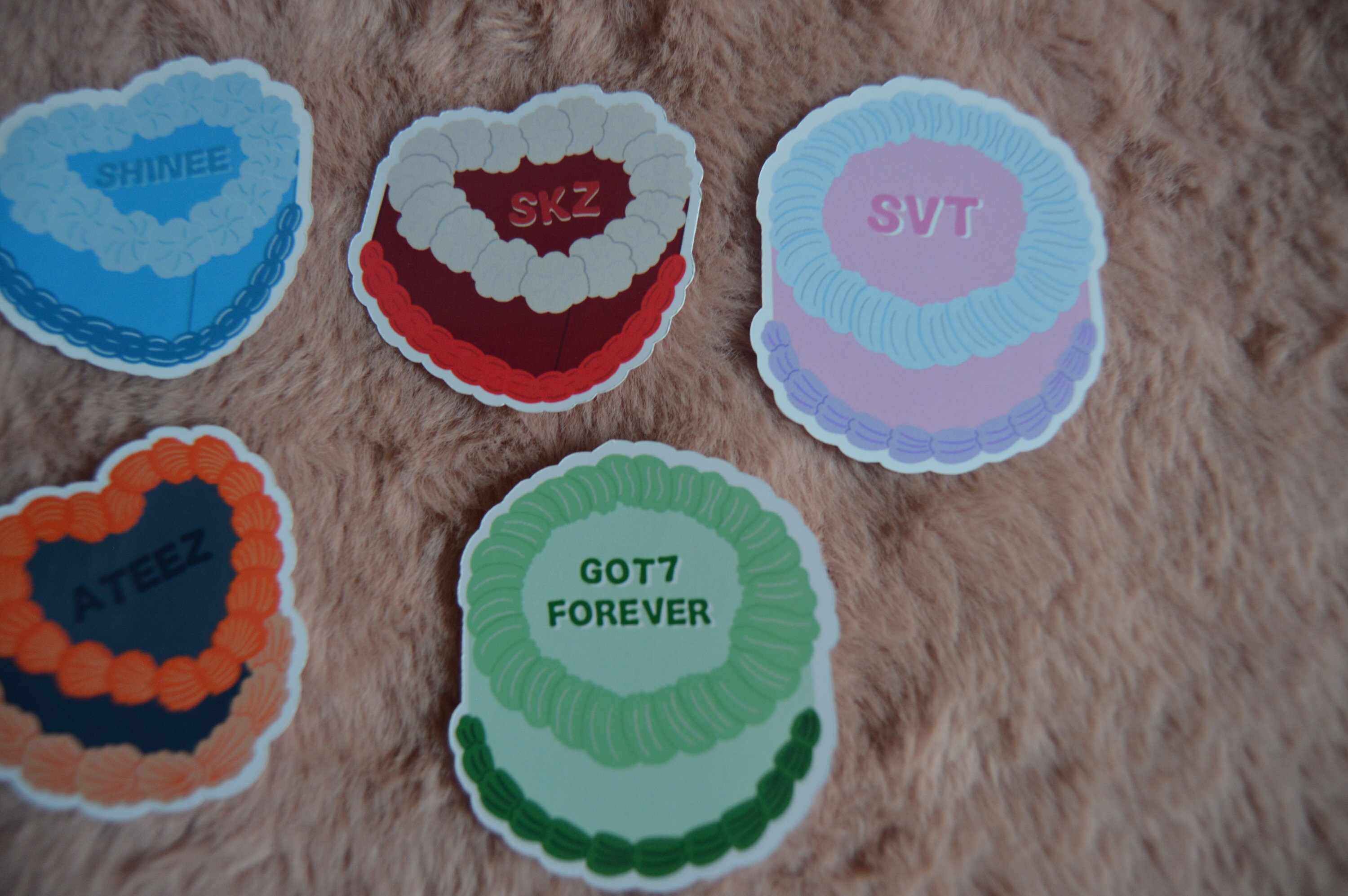 Kpop Korean Cake Inspired Sticker - Etsy