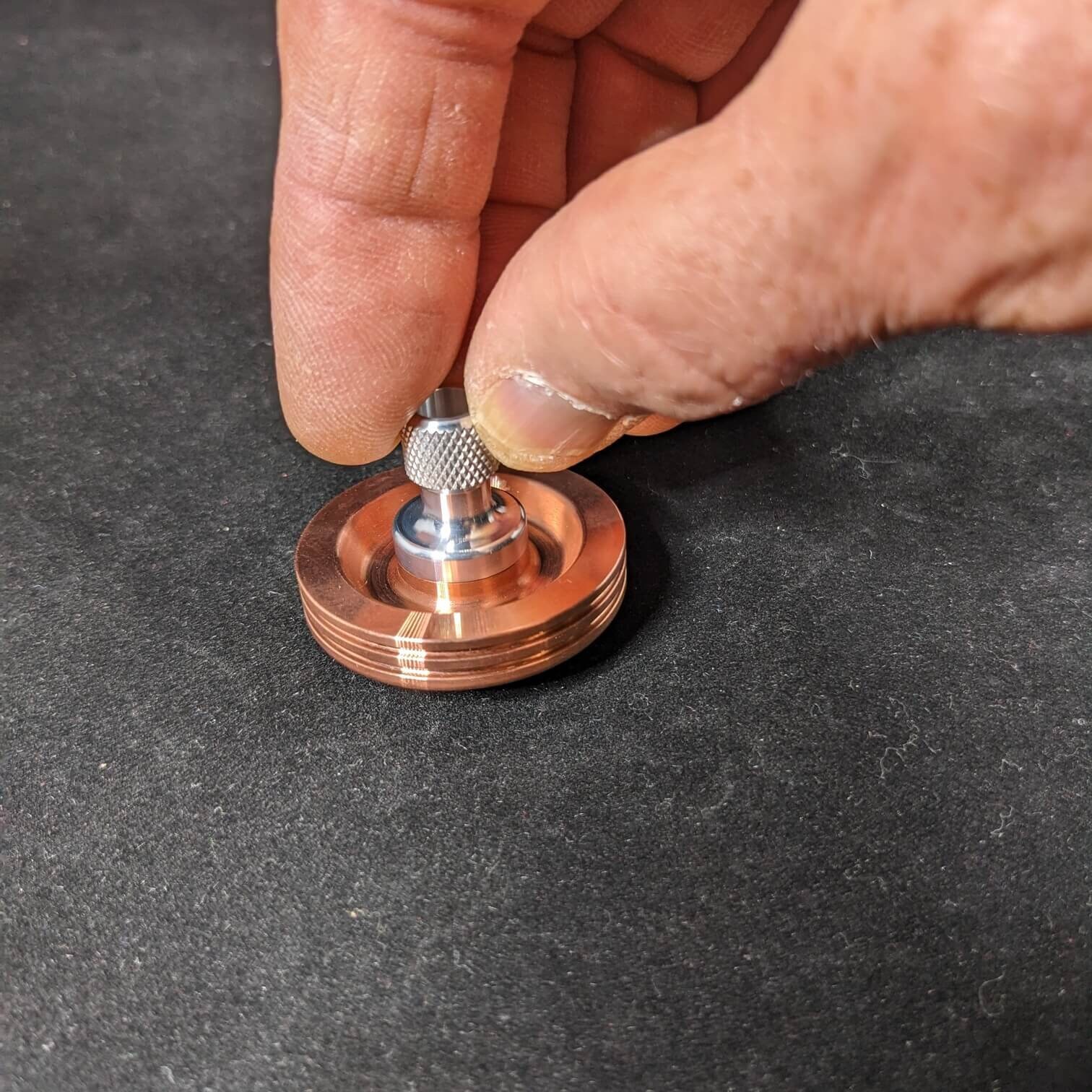 Copper Precision Spinning Top | the Cataract - Etsy