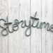 Knitted Wire Words Story Time, Knitted Letters, Knitted Words, Woolly ...