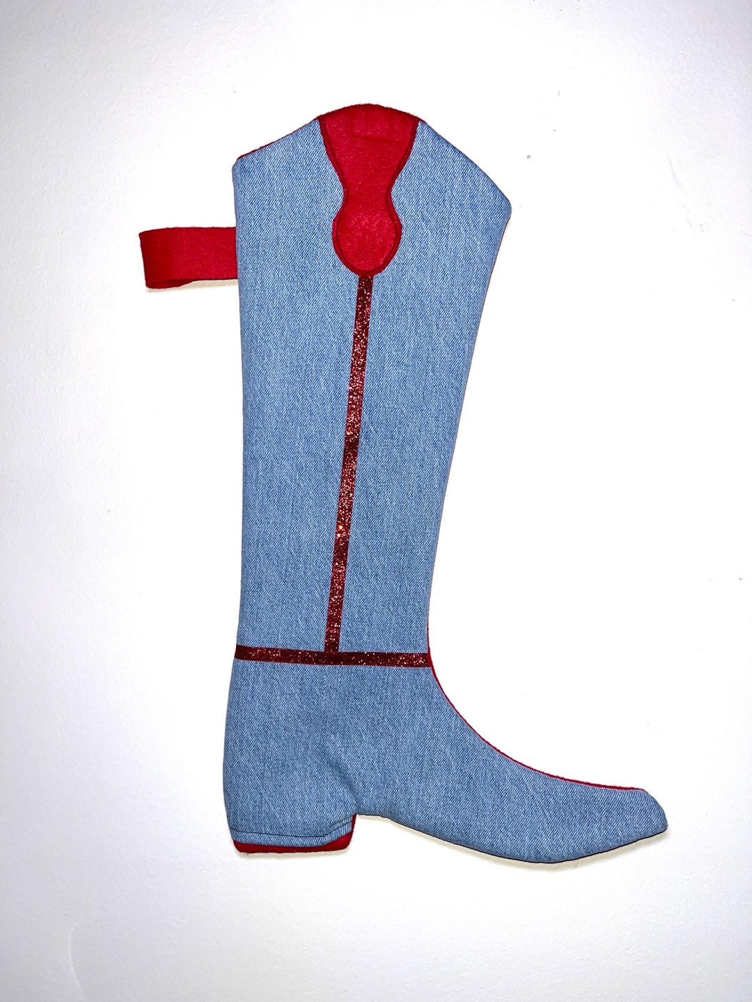 Cowboy Boot Christmas Stocking - Etsy