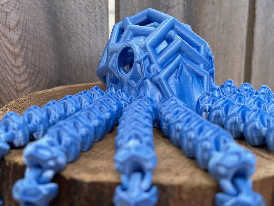 Amazing Articulating Void Octopus, Cinderwing3d, Flexi-toy, Desk Toy, 3D Printed PLA - Etsy