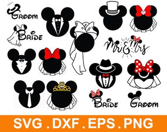 Mickey Minnie Wedding | Etsy