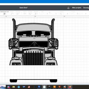 Semi Truck Svg - Etsy