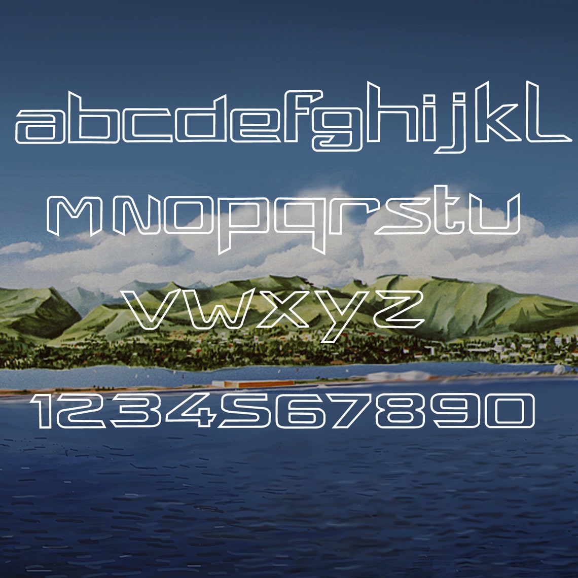 Transparent Fonts Design Svg Eps Png | Etsy