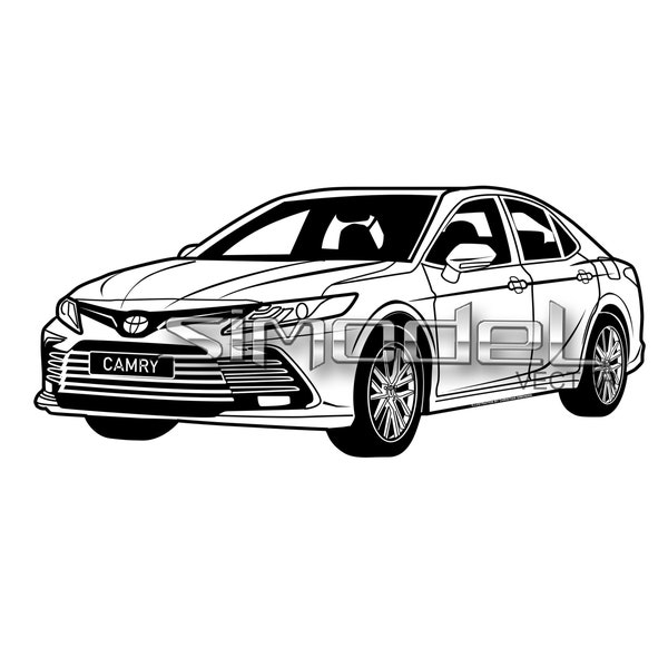 Toyota Car Svg - Etsy