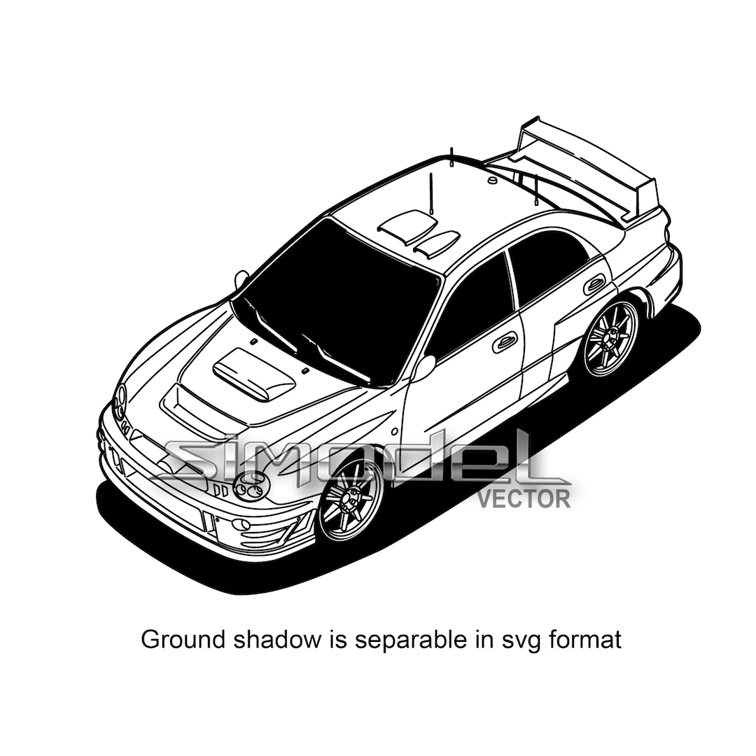 Subaru Svg,eps,dxf, Png, Vector Cut - Etsy