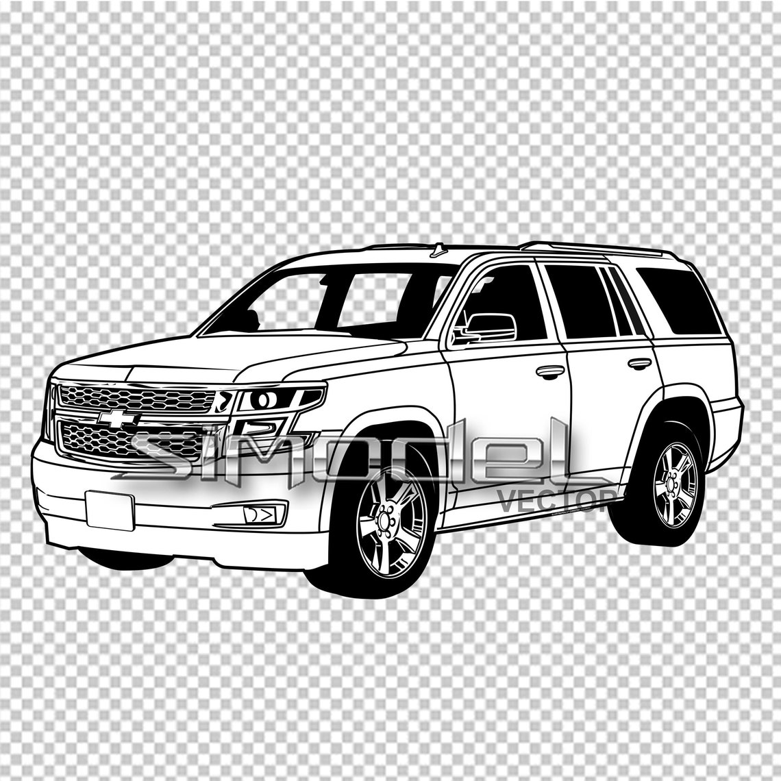 Chevrolet Tahoe Svg Aiepspngpngjpgdxf Svg and Jpg - Etsy Canada