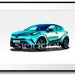 Toyota CH-R, Car Wall Art Decor Printable Poster,man Decor, Boy's Room ...