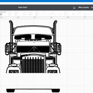 Semi Truck Svg - Etsy