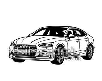 Audi Car Svg - Etsy