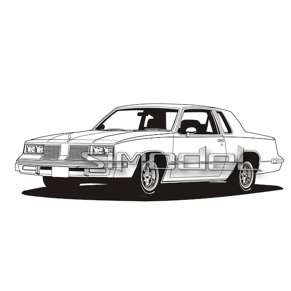 Oldsmobile 442 Art - Etsy
