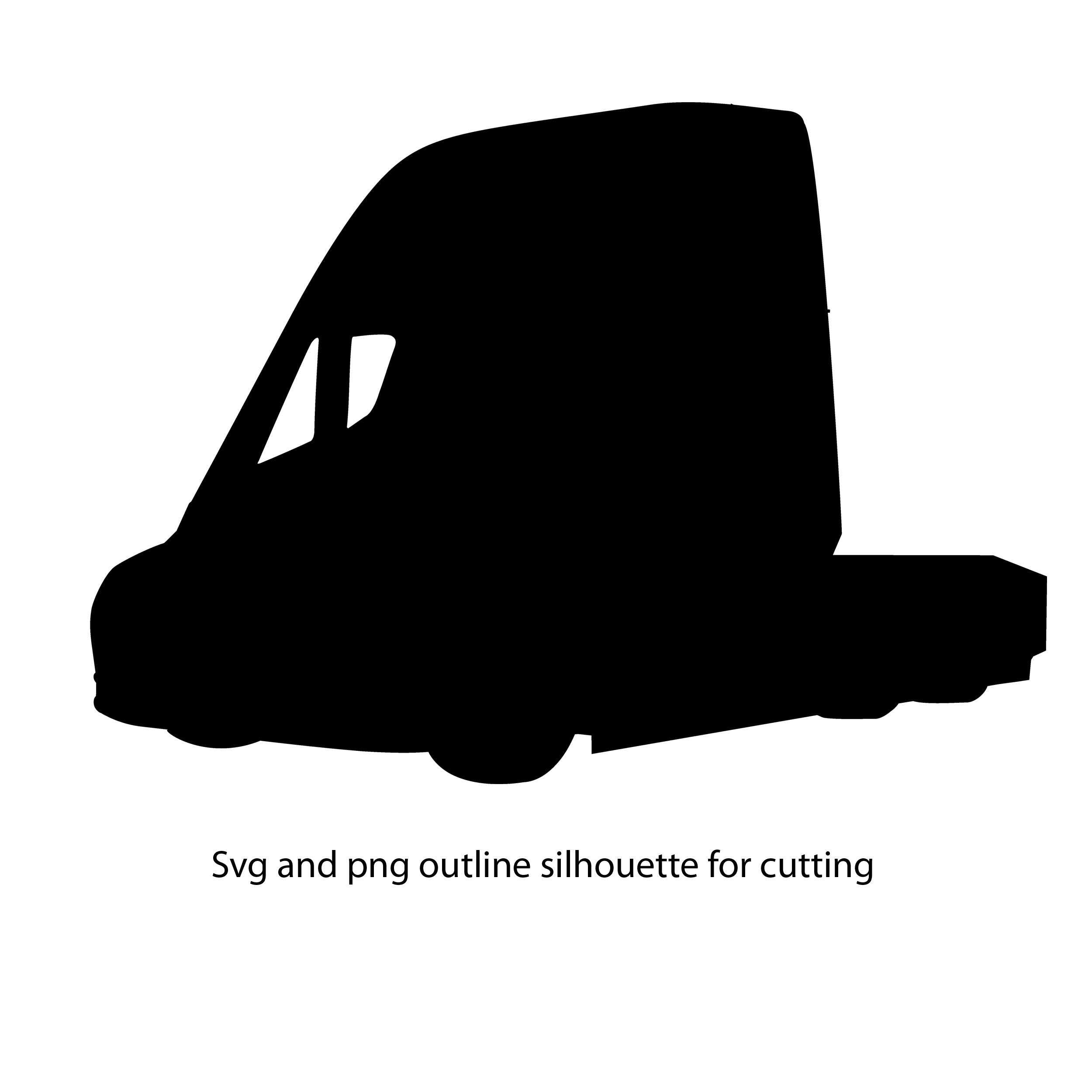 Semirremolque Tesla svg ai eps pdf png jpg dxf - Etsy México