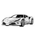 Ferrari F8 Tributo Svg,eps,dxf, Png,dxf Car Vector - Etsy