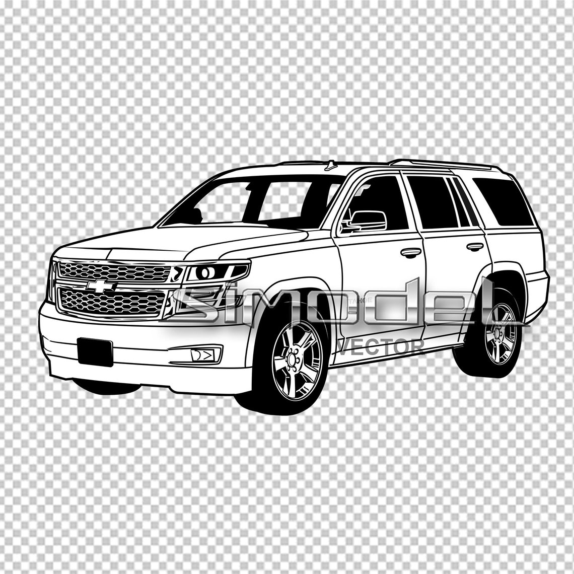 Chevrolet Tahoe Svg Aiepspngpngjpgdxf Svg and Jpg - Etsy Canada