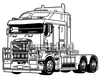 Vector Kenworth Svg | Etsy