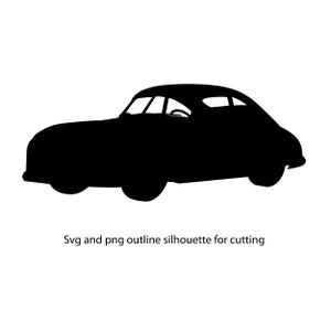 German Car 1950 , Svg,eps,ai,dxf,png,jpg Car Vector - Etsy