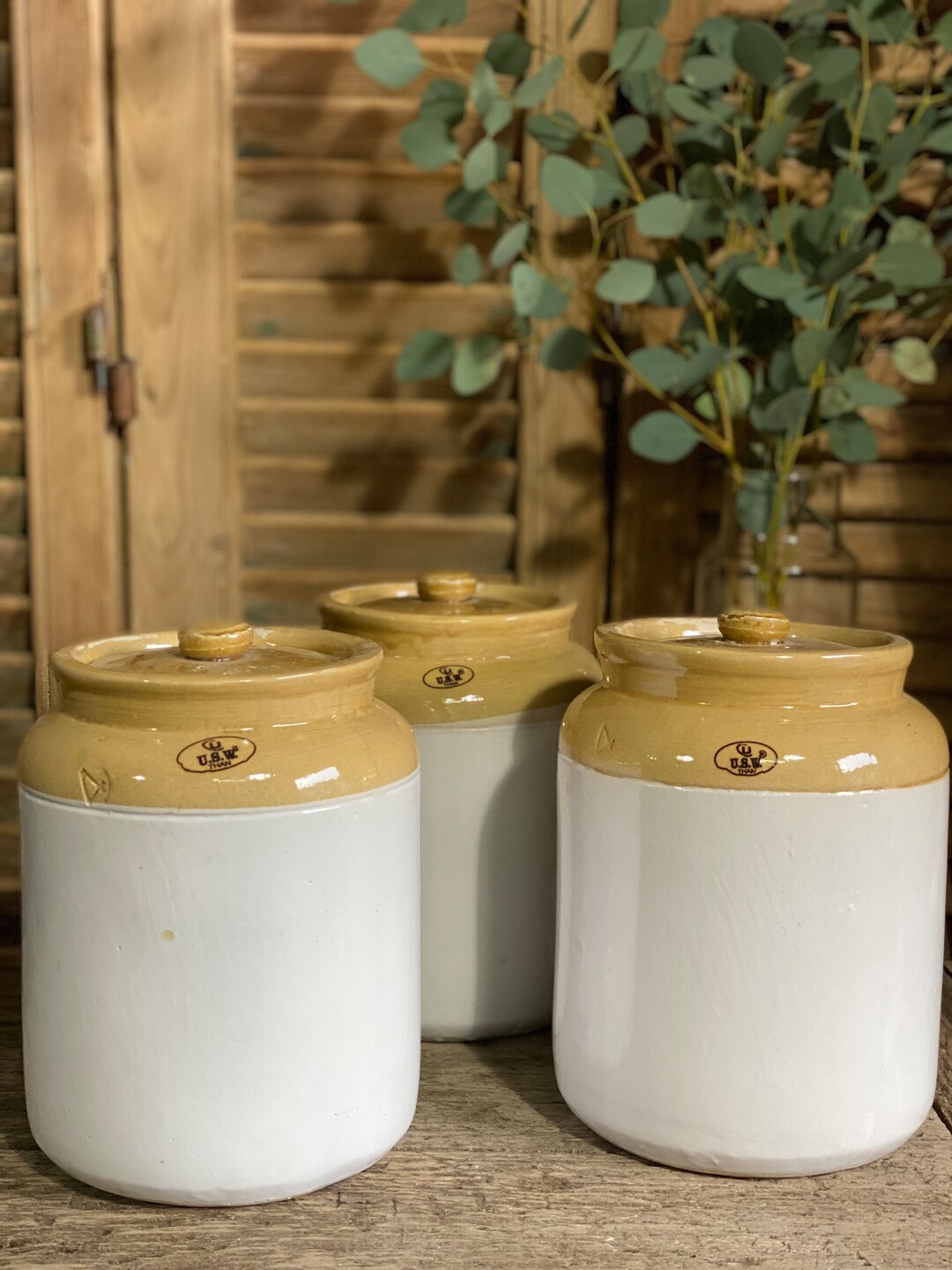 Vintage European Mustard Jar small - Etsy