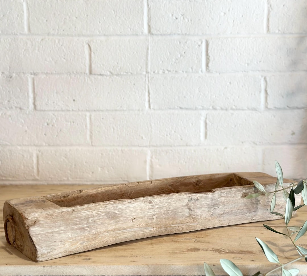 Antique Wood Trough - Etsy