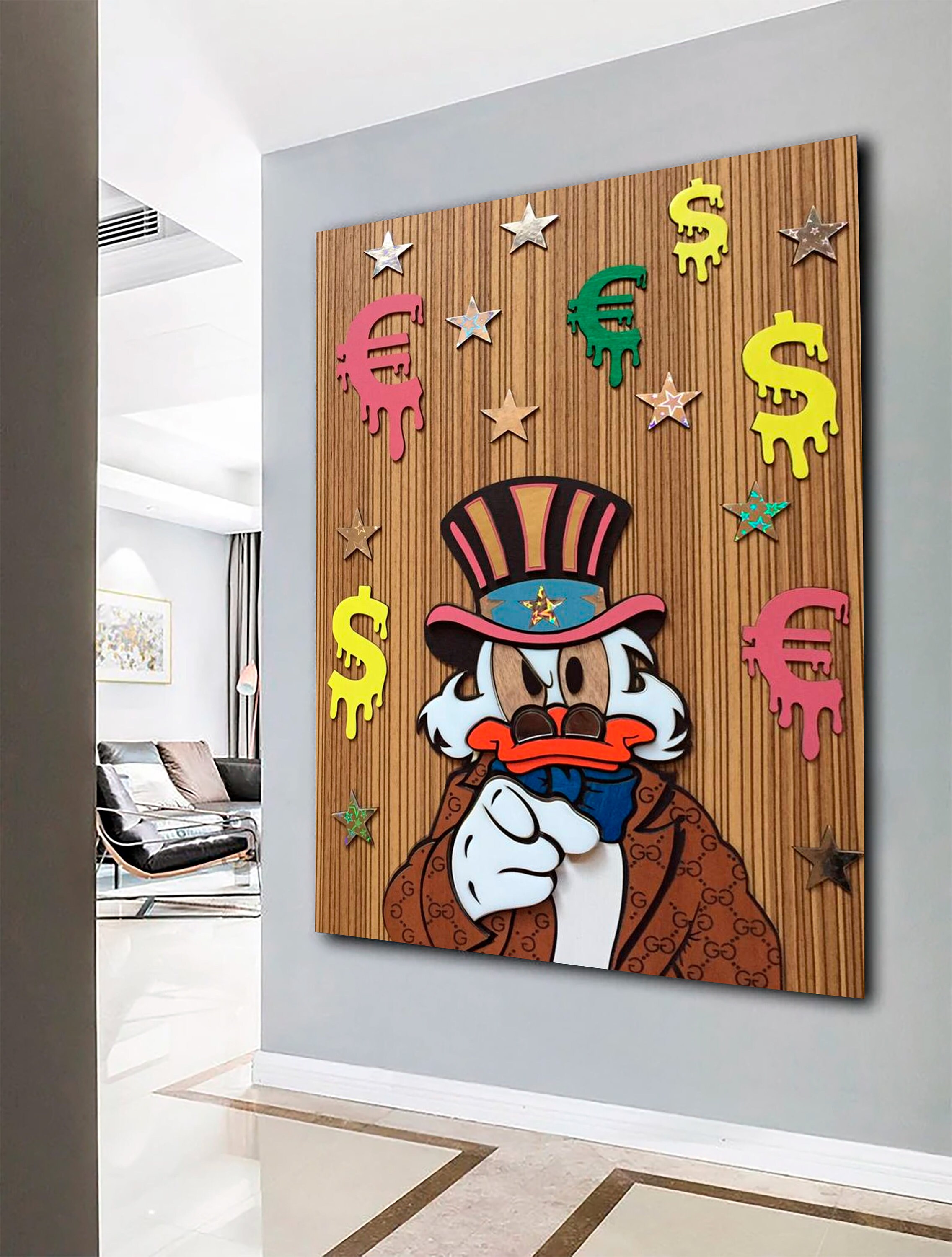 Modern Wood Wall 3D Art Pop Art. Three-dimensional Sculpture. - Etsy
