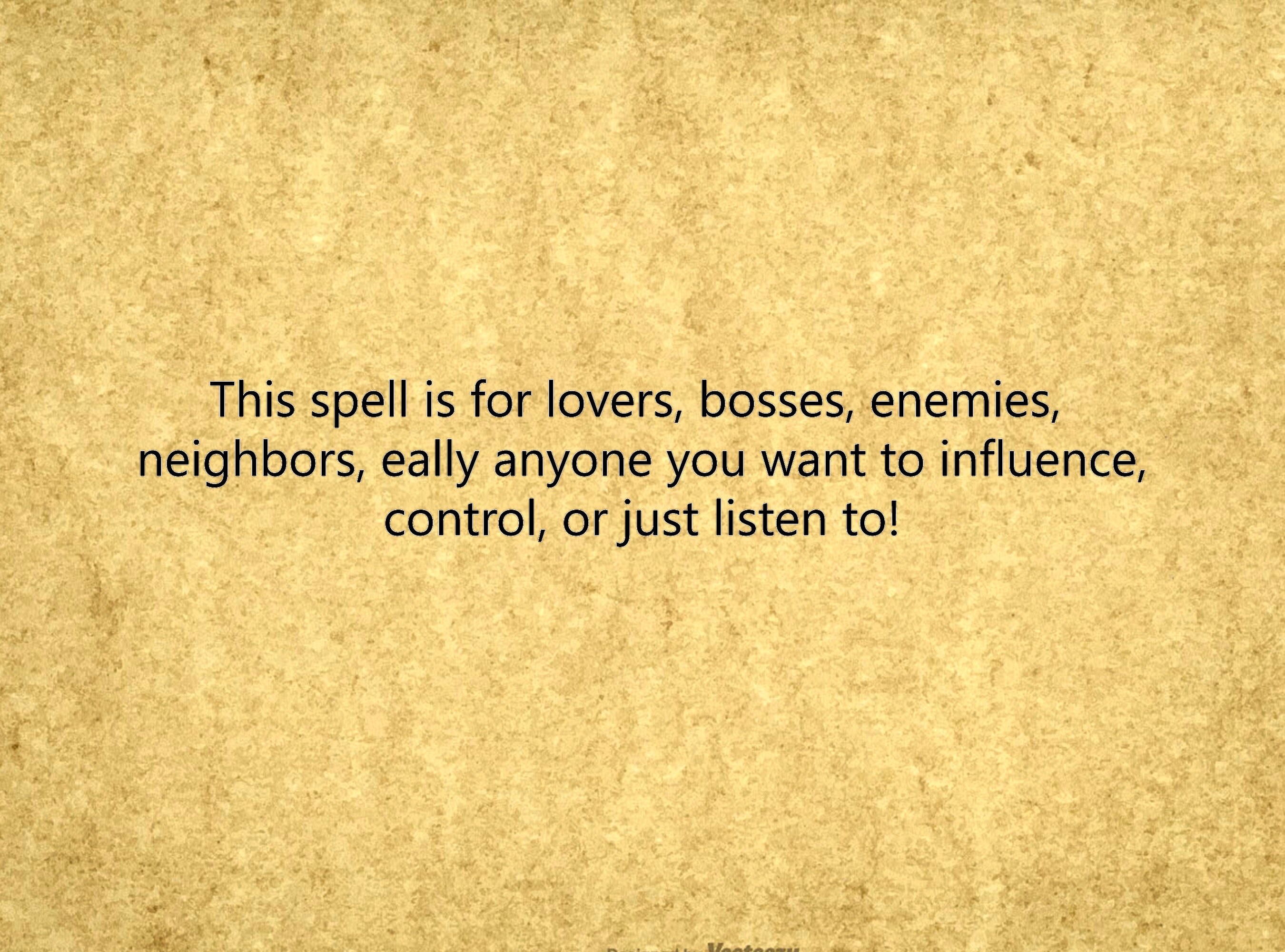 DOMINATION SPELL - Possession and Dominance, Ultimate Spell Black Magic ...