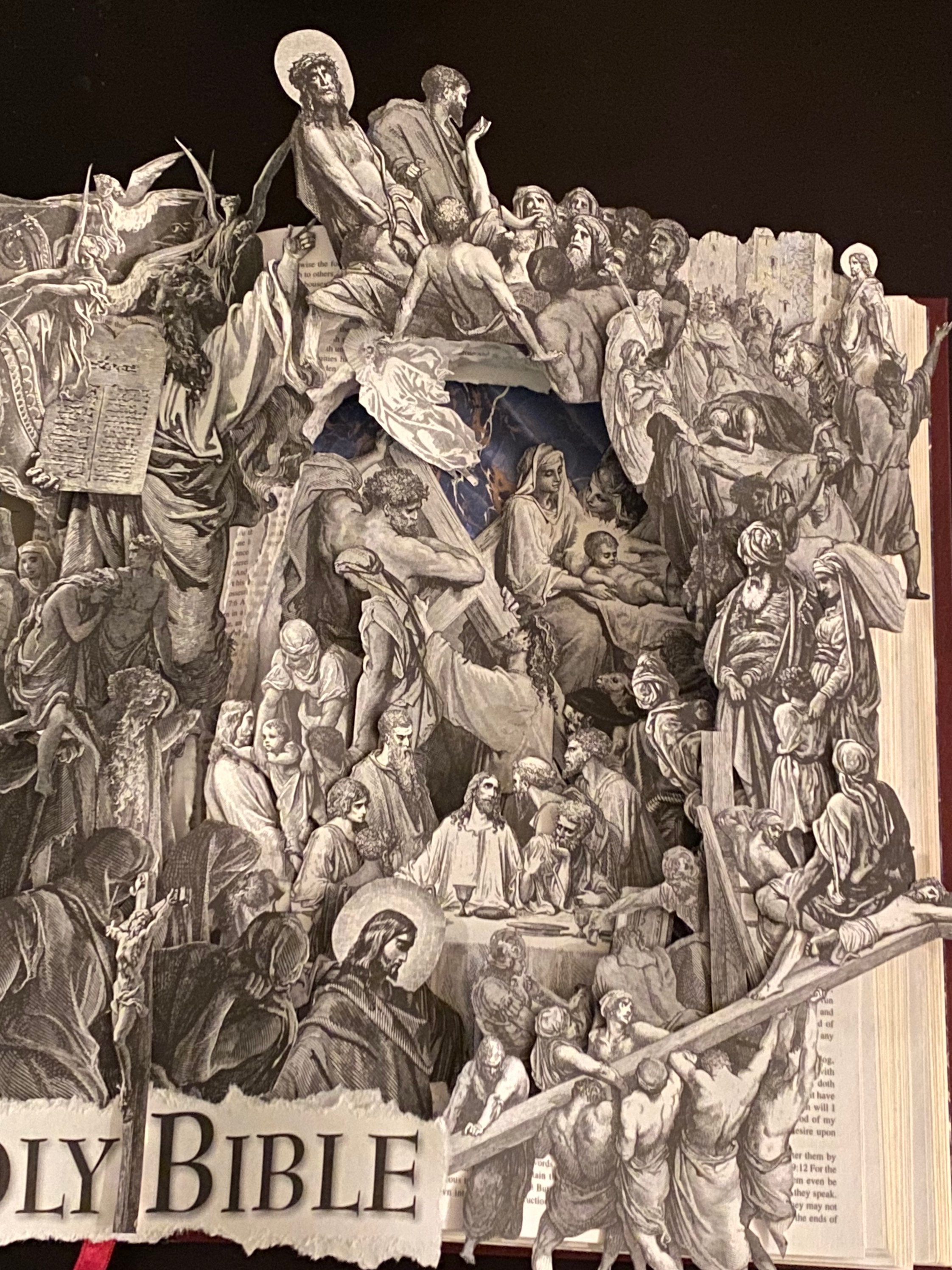 The Bible - St James Red Letter Addition (shadow Box) - Etsy