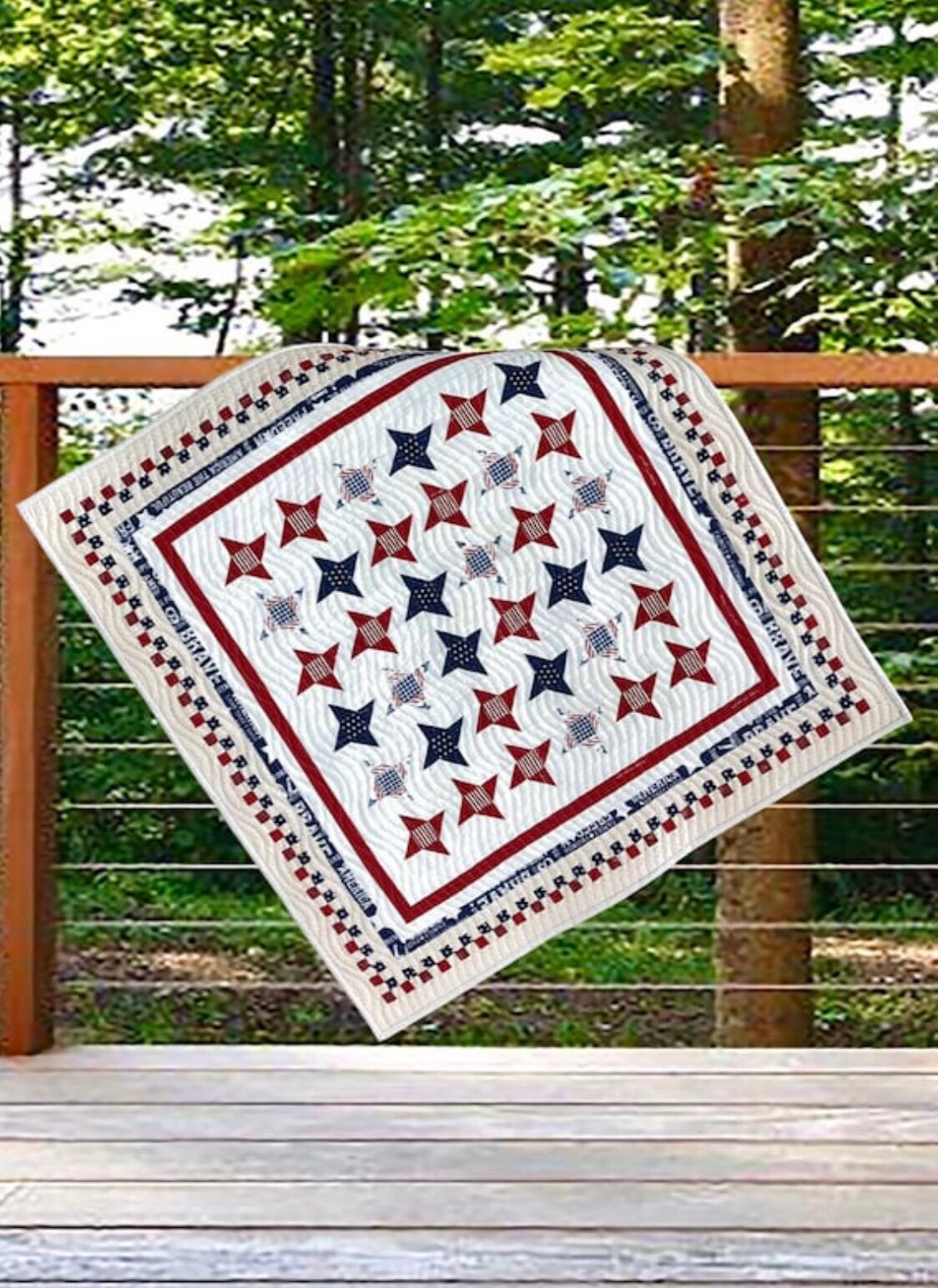 Patriotic Quilt // Veteran Quilt / 4th of July Decor / - Etsy