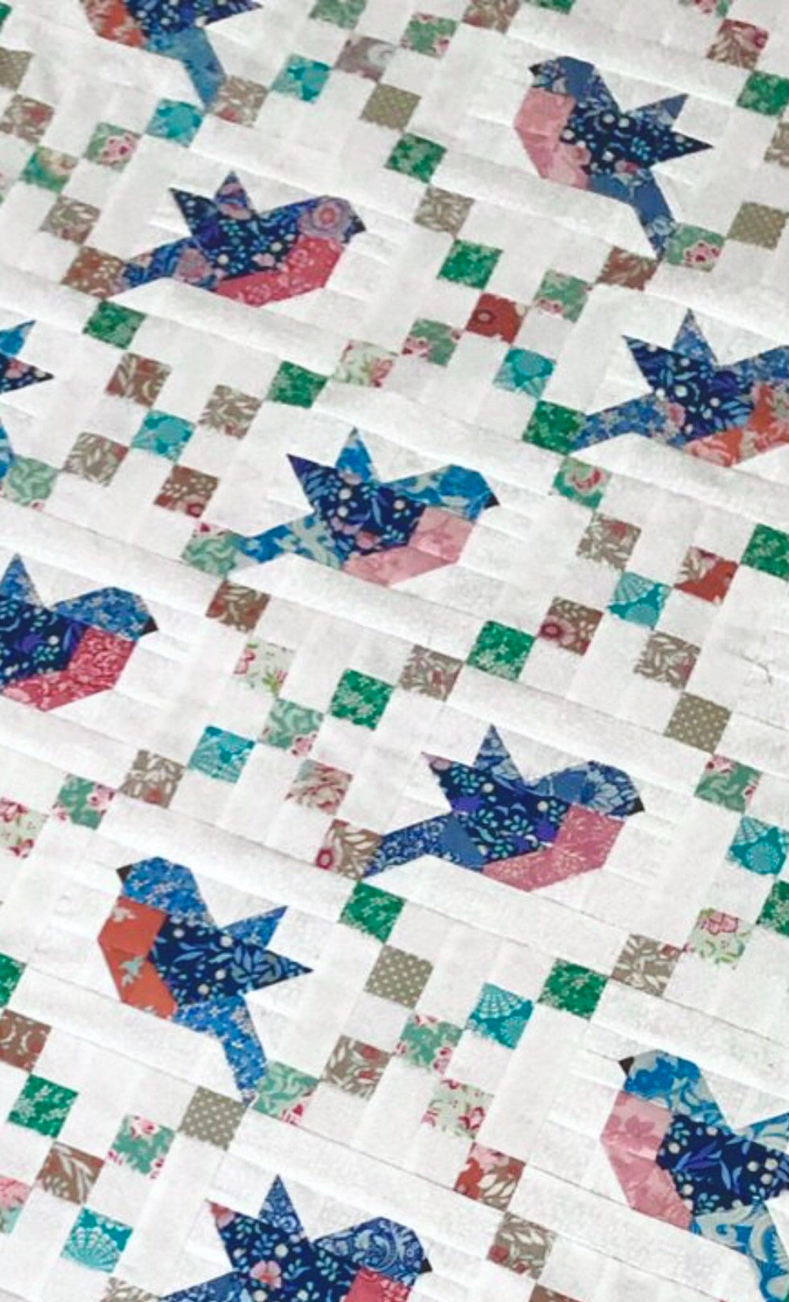 Quilt Pattern Bird Quilt Block Bird Quilt Pattern PDF - Etsy
