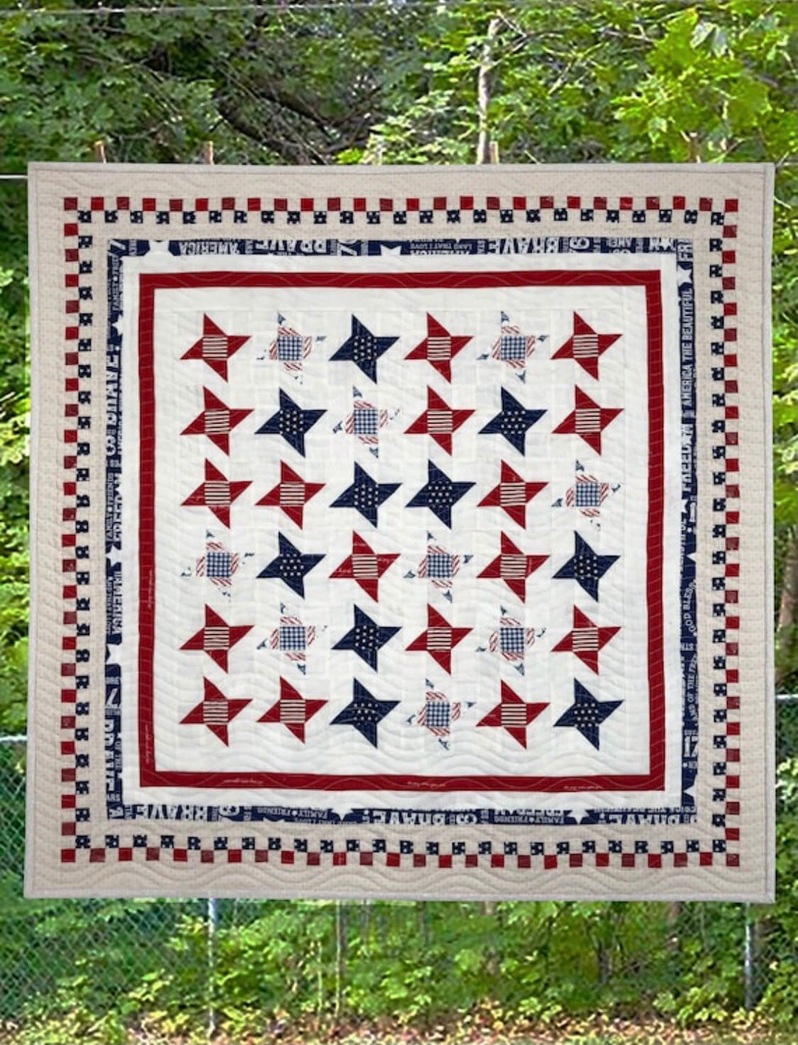 Patriotic Quilt // Veteran Quilt / 4th of July Decor / - Etsy