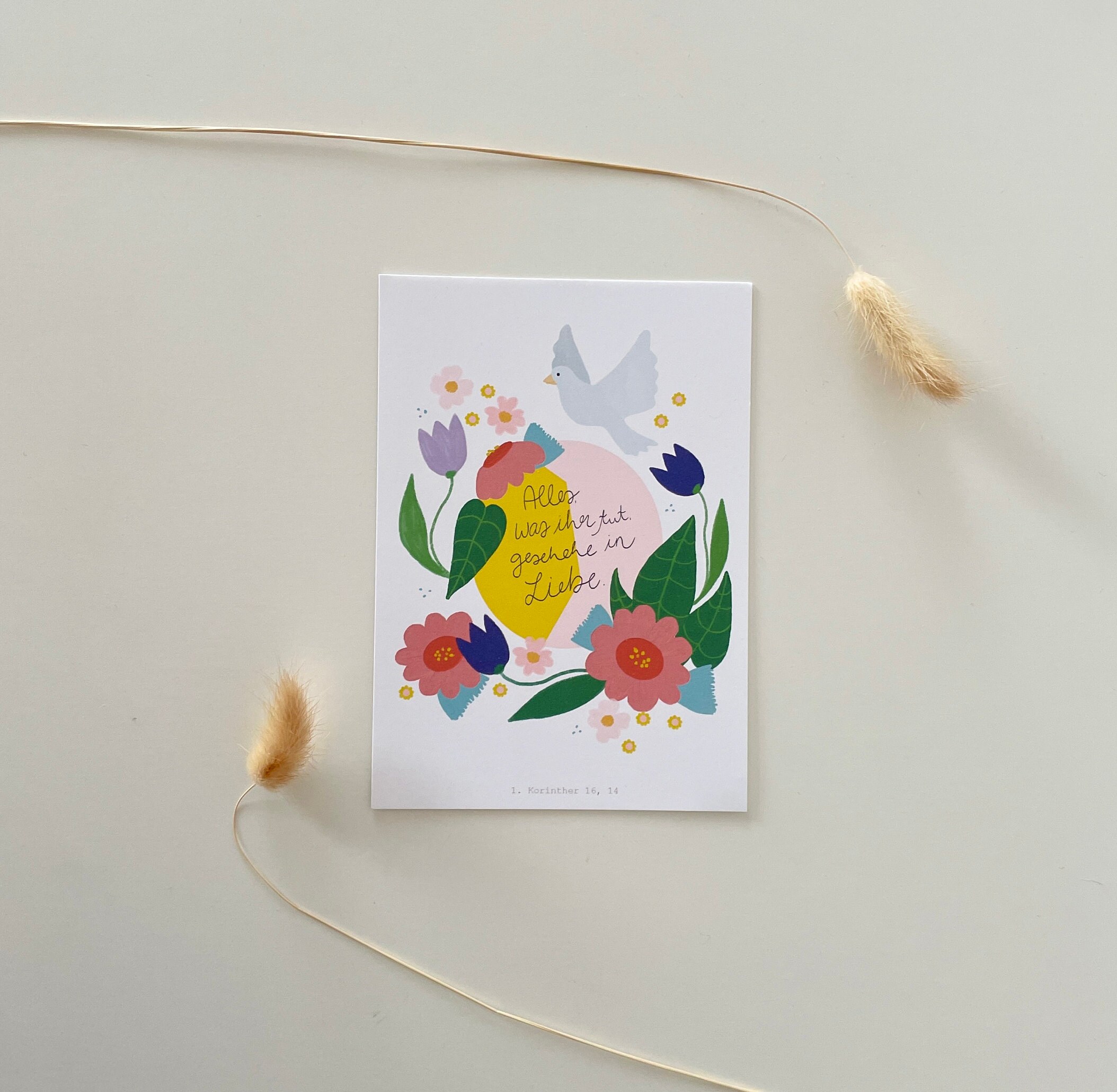 Postcard A6 I Annual Slogan 2024 everything You Do Be - Etsy
