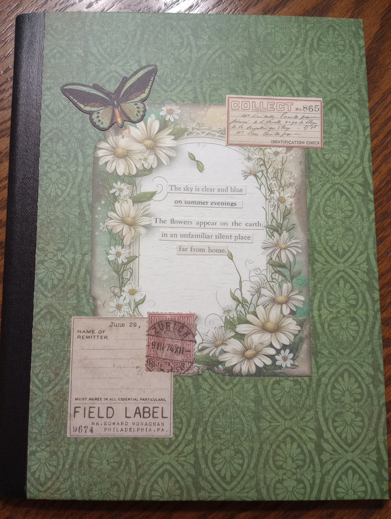 Junk Journal Inspired Composition Notebooks - Etsy