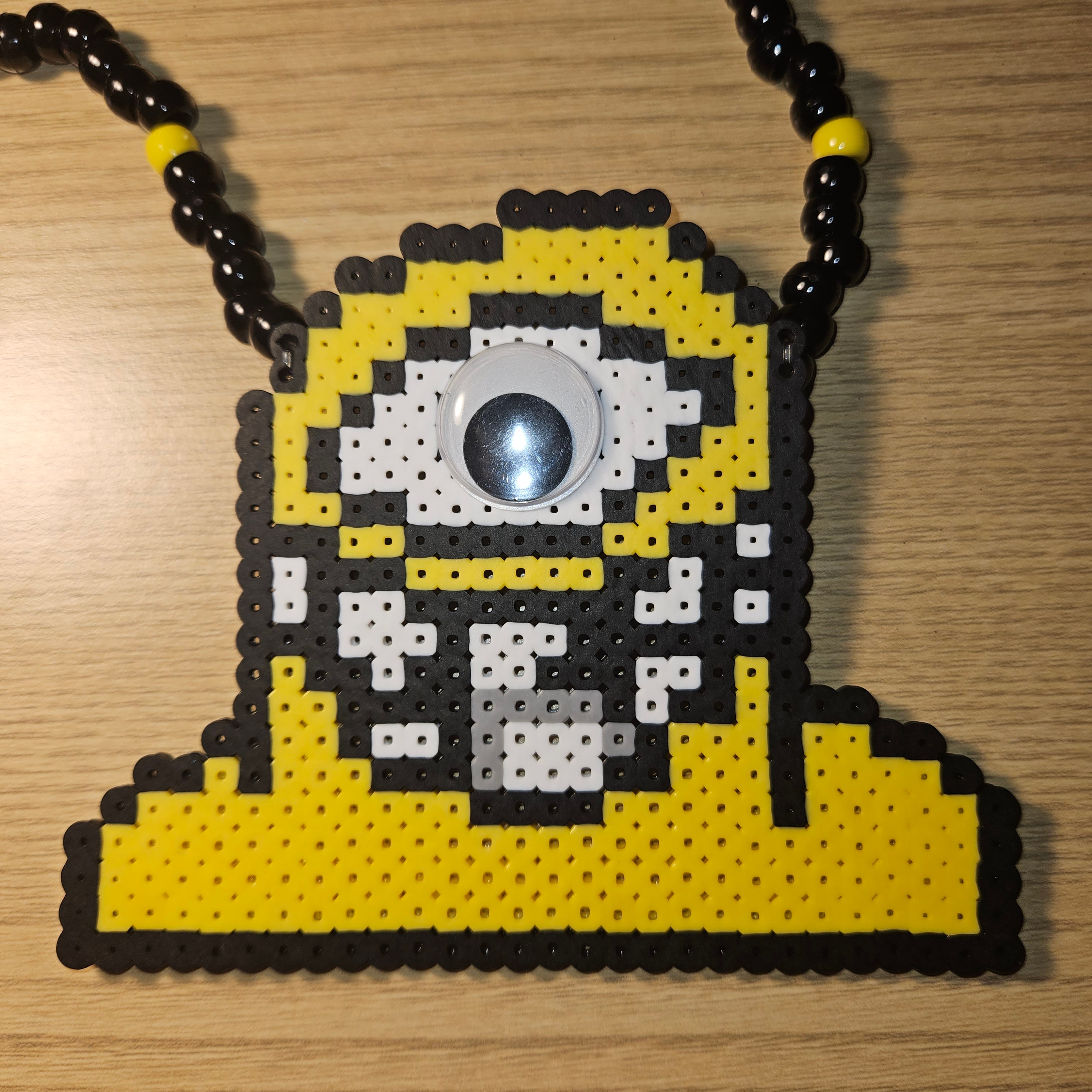 Subtronics Logo Cyclops Perler Necklace: Googley Eye EDC - Etsy