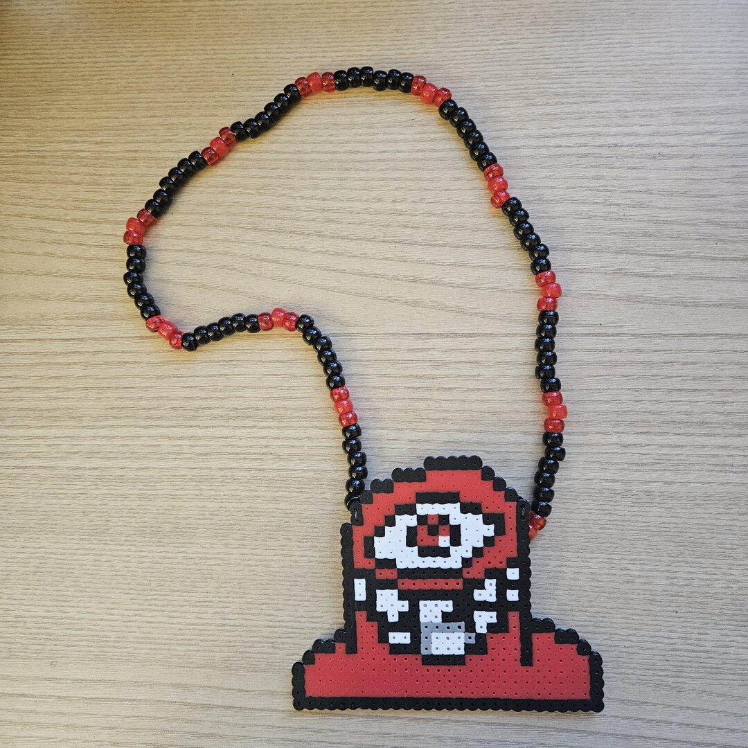 Perler Necklace: Subtronics Logo Cyclops Army, Red - Etsy