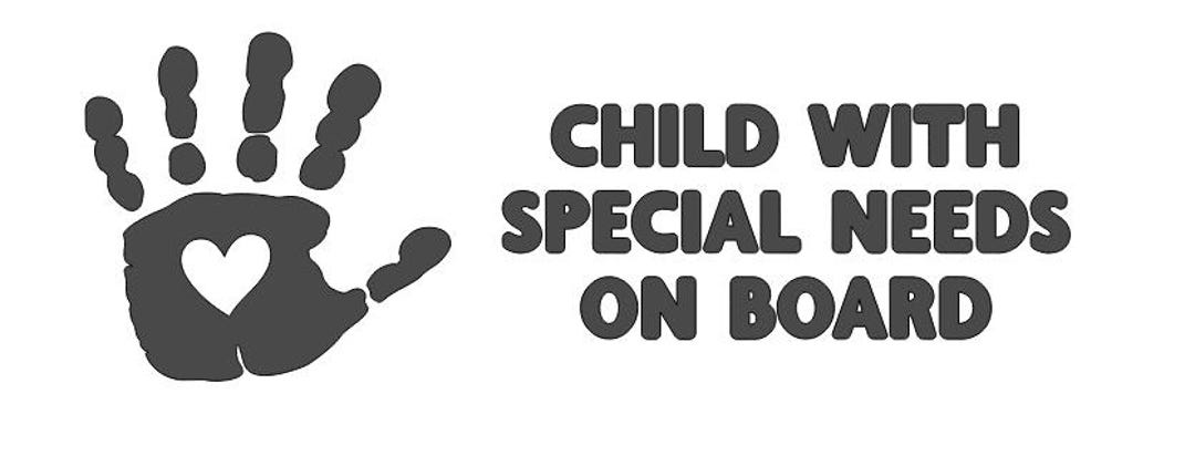 Child With Special Needs Decal/ Special Needs/ Window Decal/ Mirror ...