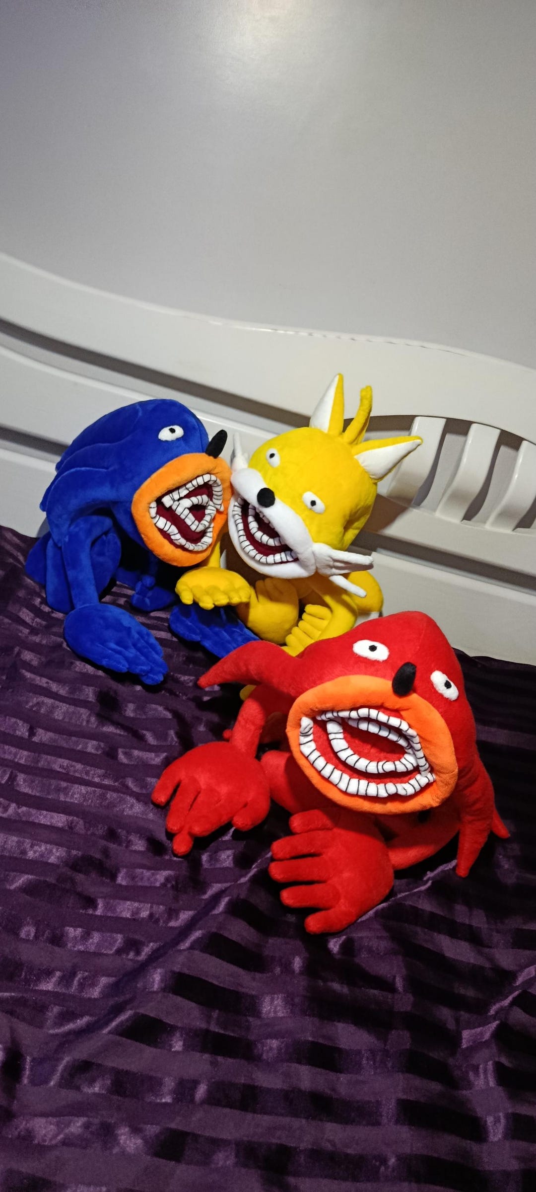 A Toothy Monster is a Soft Plush Toy, Custom-made From a Child's ...