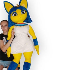 Handmade Ankha Plush Doll: Animal Crossing Inspired Pillow Toy - Etsy