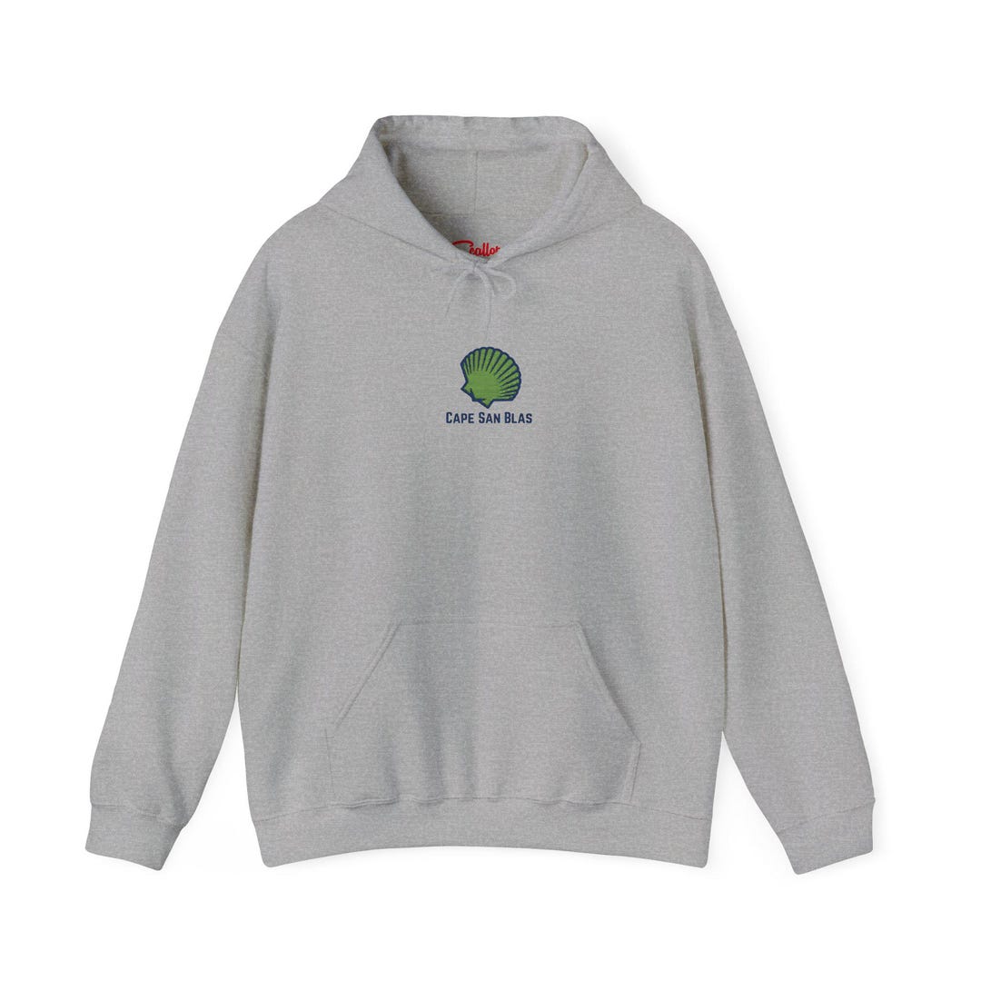 Cape San Blas Shell Hoodie, Unisex Heavy Blend™ Sweatshirt, Coastal ...